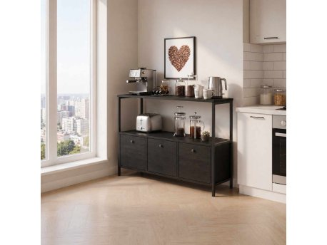 HANAH HOME Kuhinjski ormarić Brio Black