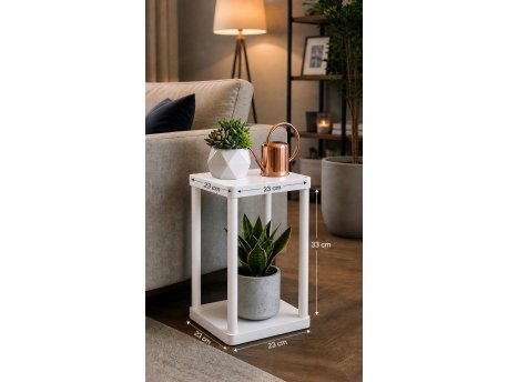 HANAH HOME Višenamenska polica Sakura 2 White