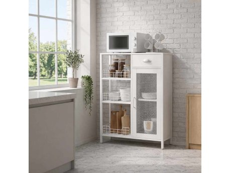 HANAH HOME Višenamenska polica Nova White
