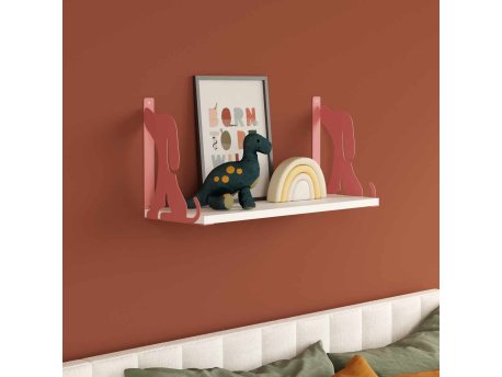 HANAH HOME Zidna polica Hunter Dog Pink