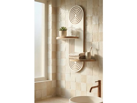 HANAH HOME Zidna polica Artmtkwll3 Whıte