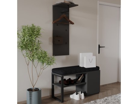 HANAH HOME Set za hodnik Lion Anthracite