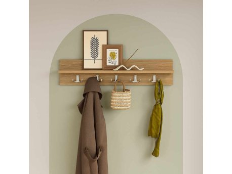 HANAH HOME Čiviluk Leon Walnut