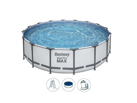 BESTWAY Steel Pro Max 488x122cm bazen za dvorište 5612Z