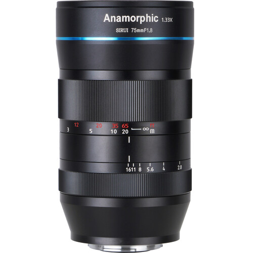 Sirui 75mm f/1.8 Super35 Anamorphic 1.33x (Canon RF Mount)