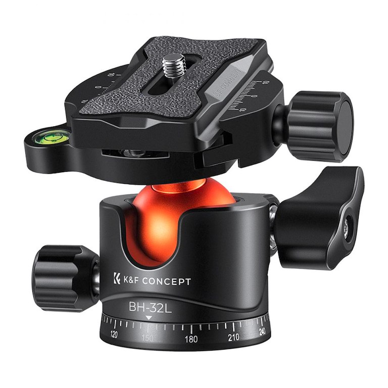 K&F Concept Metal Tripod Ball Head 360° Panoramic KF31.042V1