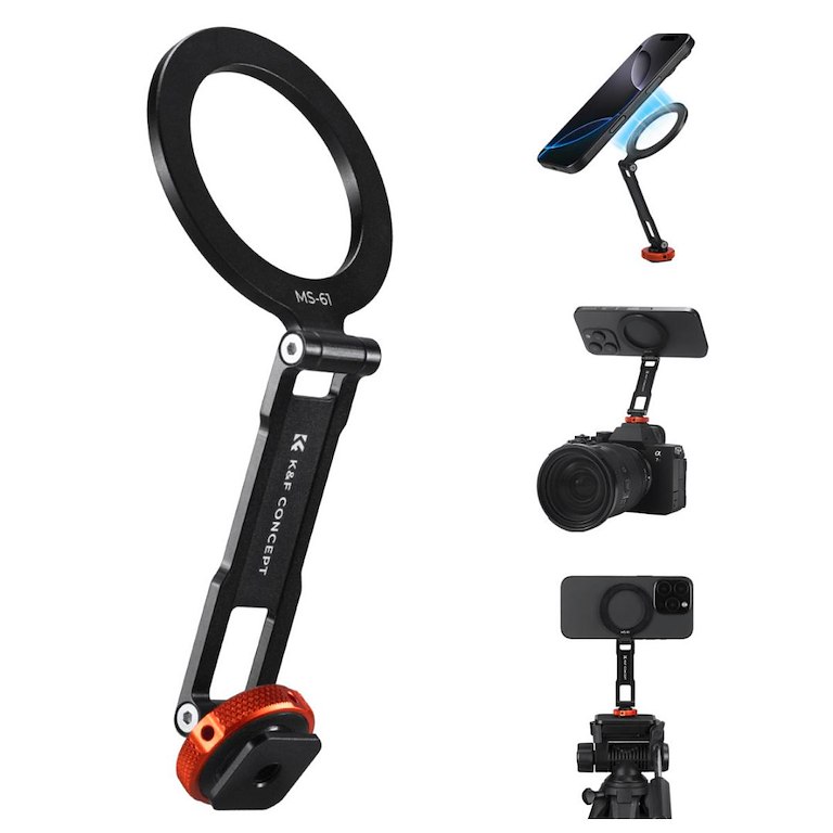 K&F Concept Magnetic Metal Phone Cold Shoe Mount za iPhone KF31.196