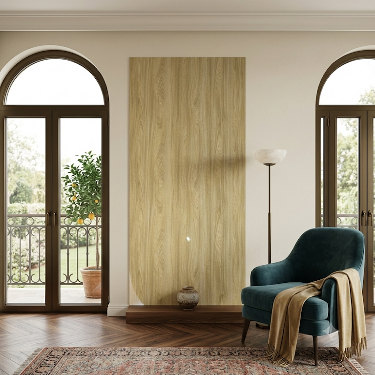 Panel pvc dekorativni hrast 2700x1220x1.3mm