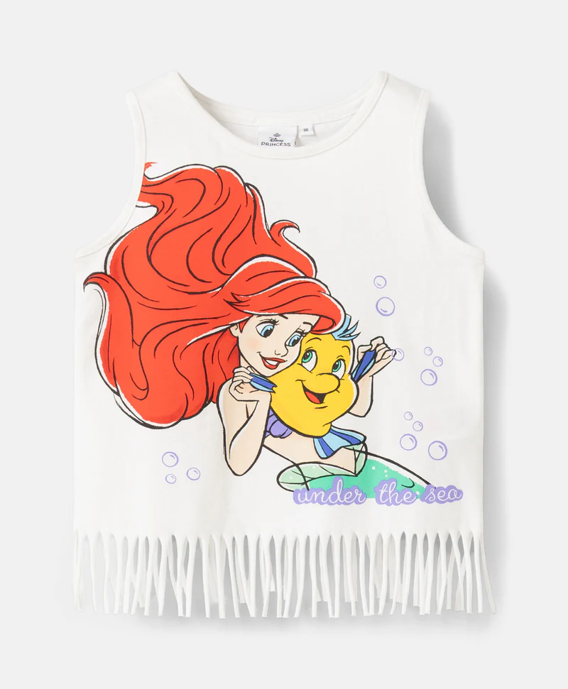 Majica bez rukava za devojčice The Little Mermaid 100% pamuk