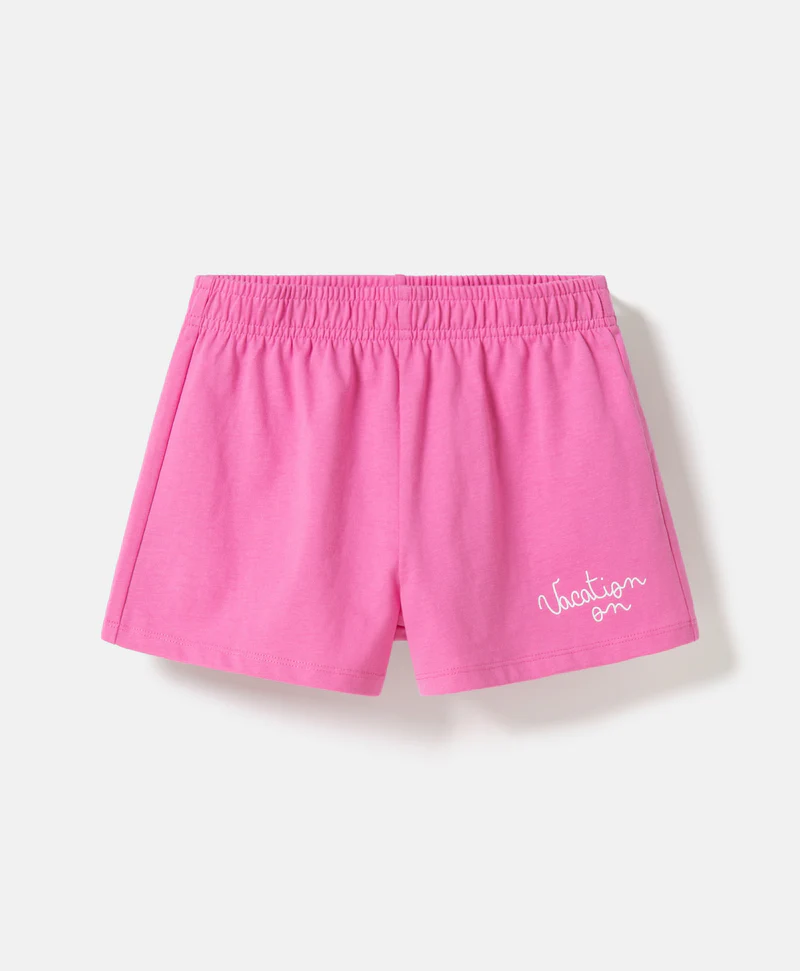 Roze šorts za devojčice 100% pamuk