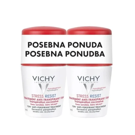 Vichy deo duo roll on stres resist 2x50ml