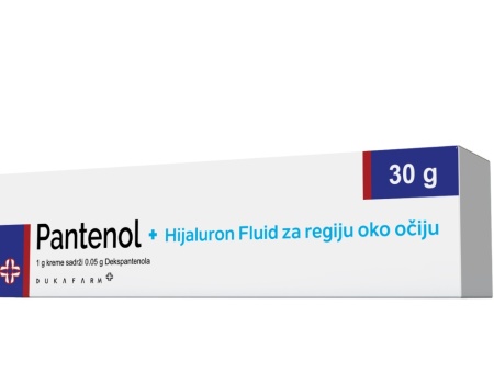 Pantenol + Hijaluron fluid za regiju oko očiju 30g DUKAFARM