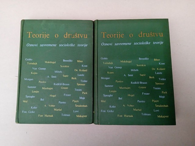 Teorije o društvu, osnovi savremene sociološke teorije