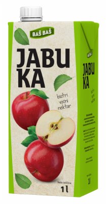 VOĆNI NEKTAR BAŠ BAŠ JABUKA SA ŽASLAĐIVAĆEM SUK.1L