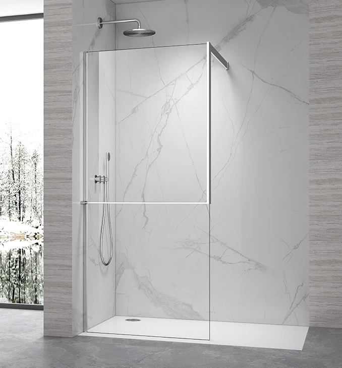 Walk-in COPEN FRAME 1000x2100 chrome. staklo 8mm
