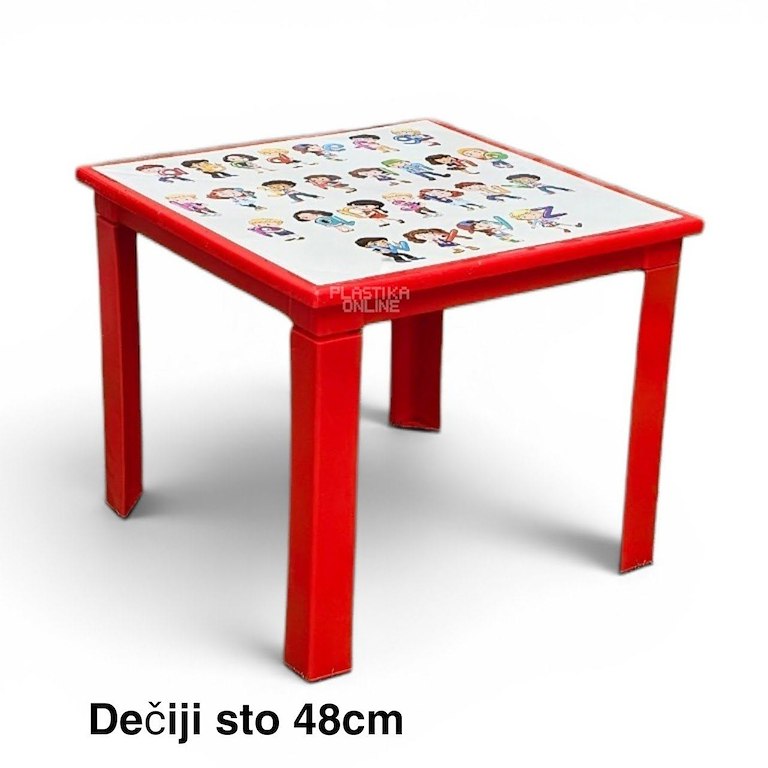 Dečiji sto 48 cm crveni