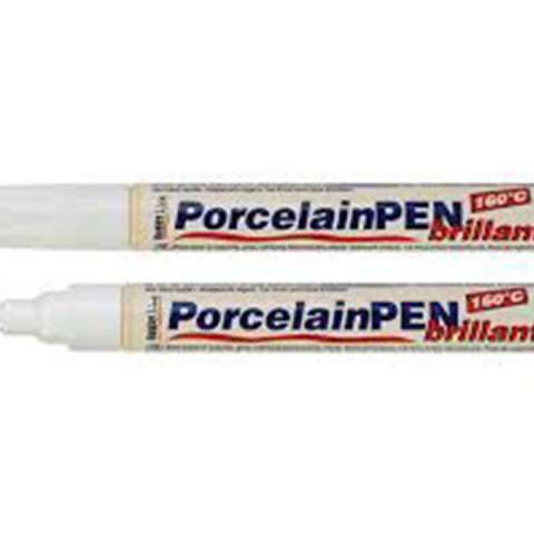 Porcelain Pen Brillant - White