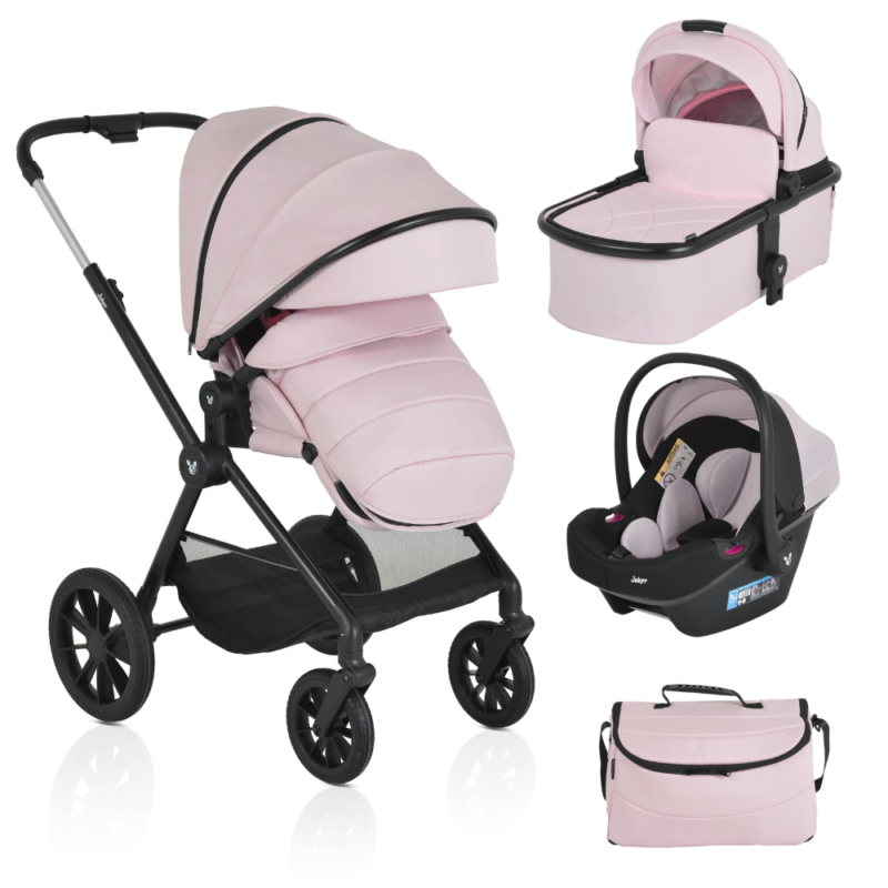 Cangaroo Kolica za bebe Joker 3u1 – Rose-Cloud
