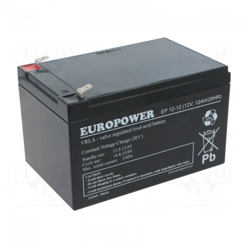 UPS Battery Europower ES12-12 12V 12Ah