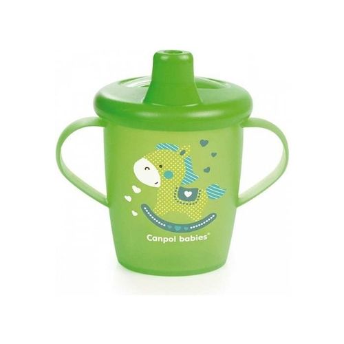 Canpol Bebi Flašica Sa Ručkama 250 Ml "Toys" - Zelena