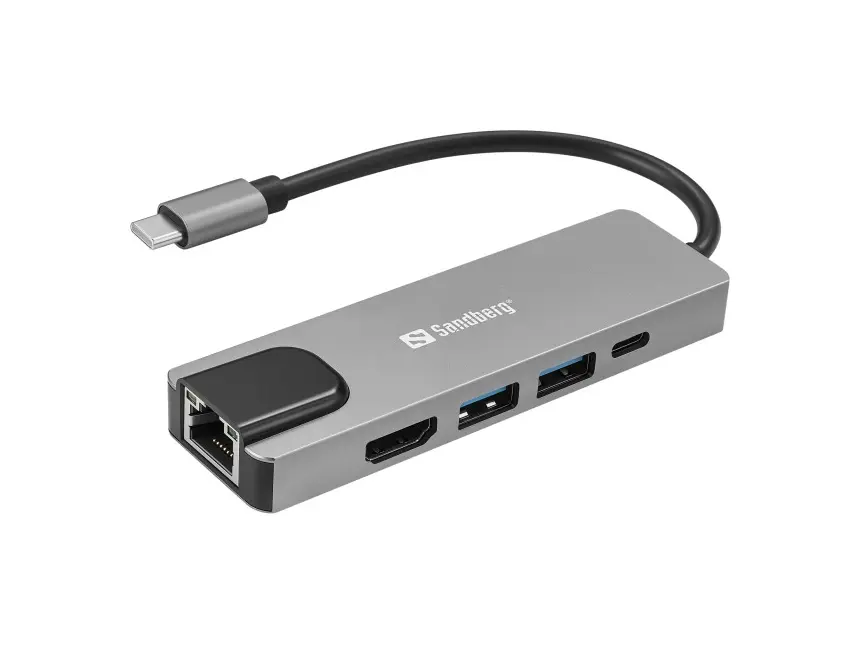 USB adapter Sandberg 336-99 100W USB-C 5 u 1