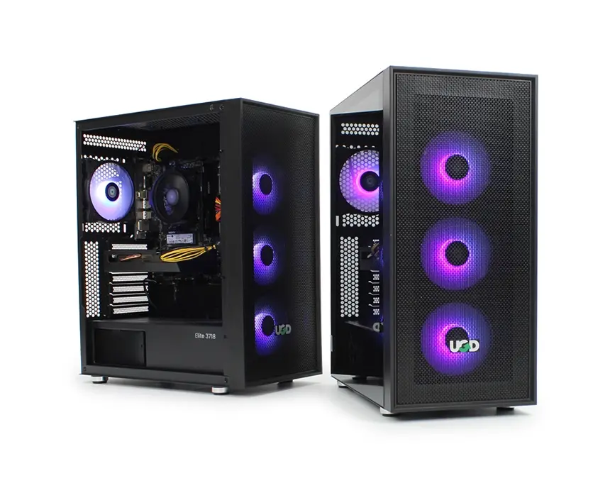 UGD Računar UGD AMD Ryzen 7 5800X/B550M-K/32GB/1TB SSD/4TB HDD/RX 7600 XT 16GB/UGD Elite 3718 650W