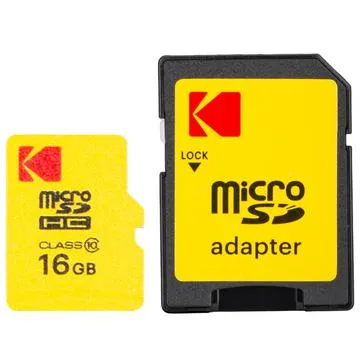 KODAK EXTRA PERFORMANCE MICROSDHC MEMORY CARD EKMSDM16GHC10CJ - 16GB