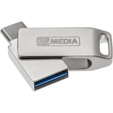 VERBATIM MYDUAL USB-A/USB-C MEMORY STICK 32GB - SILVER