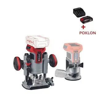 Einhell PROFESSIONAL akumulatorska glodalica set TP-RO 18 Set Li BL 4350410 + POKLON Einhell starter kit Power X-Change 18V 2.5Ah 4512097