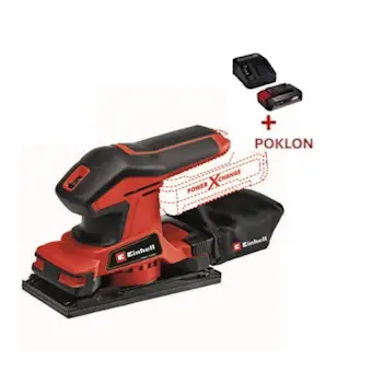 Einhell TC-OS 18/187 Li akumulatorska vibraciona brusilica + POKLON Einhell starter kit Power X-Change 18V 2.5Ah 4512097