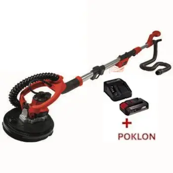 Einhell PROFESSIONAL akumulatorska brusilica za zidove TP-DW 18/225 Li 4259990 + POKLON Einhell starter kit Power X-Change 18V 2.5Ah 4512097
