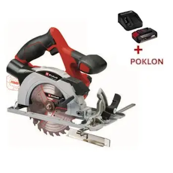 Einhell akumulatorska kružna testera TE-CS 18/150 Li + POKLON Einhell starter kit Power X-Change 18V 2.5Ah 4512097