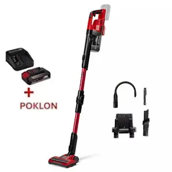 Einhell aku štapni usisivač 18V TE-SV 18 Li-FLX 2347189 + POKLON Einhell starter kit Power X-Change 18V 2.5Ah 4512097