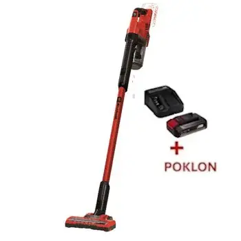 Einhell akumulatorski štapni usisivač TE-SV 18 Li 2347180 + POKLON Einhell starter kit Power X-Change 18V 2.5Ah 4512097