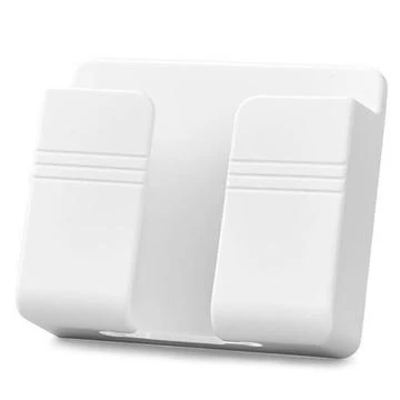 UNIVERSAL MOBILE HOLDER FOR WALL - 9.9X2.5CM - WHITE