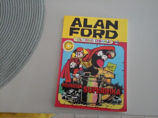 Alan Ford 44 Povratak Superhika kolorno izdanje