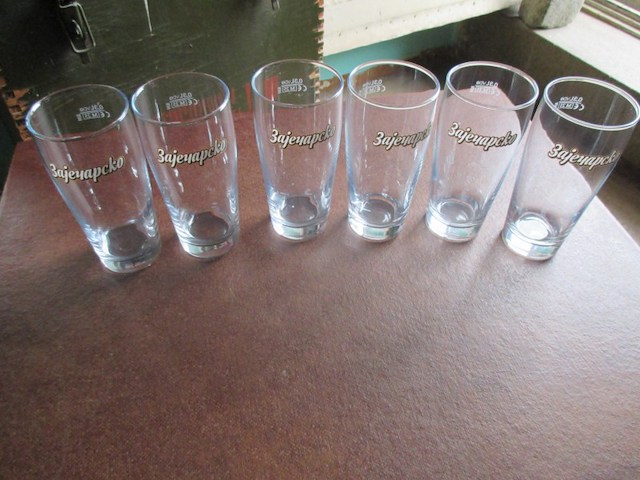 Set čaša Zaječarsko pivo 0,3 + GRATIS