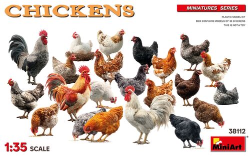 MiniArt 38112 Chickens