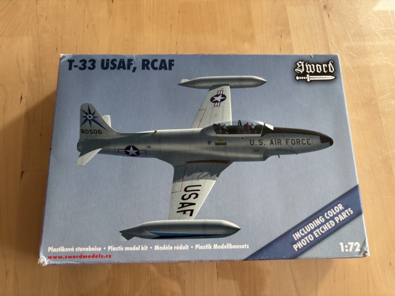 Sword T-33 USAF, RCAF 1:72
