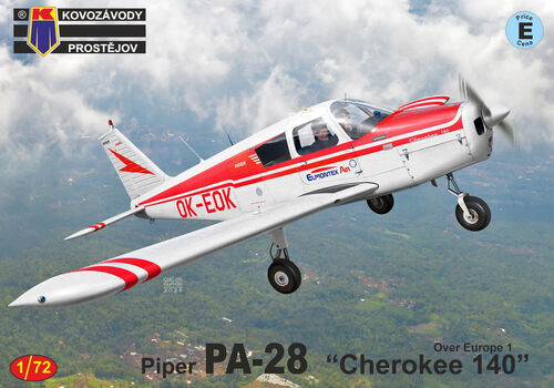 NEW! Kovozavody Prostejov 72546 Piper PA-28 - Cherokee 140 over Europe 1