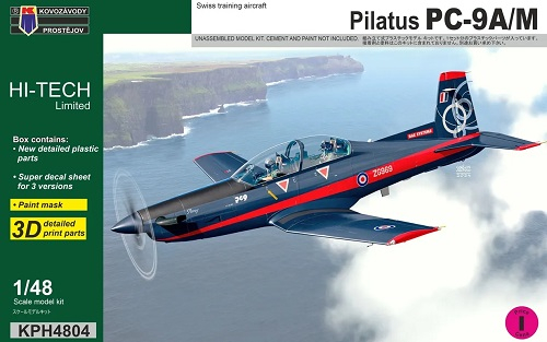 NEW! Kovozavody Prostejov KPH4804 Pilatus PC-9 A/M (Hi-Tech)
