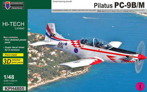 NEW! Kovozavody Prostejov KPH4805 Pilatus PC-9 B/M (Hi-Tech)