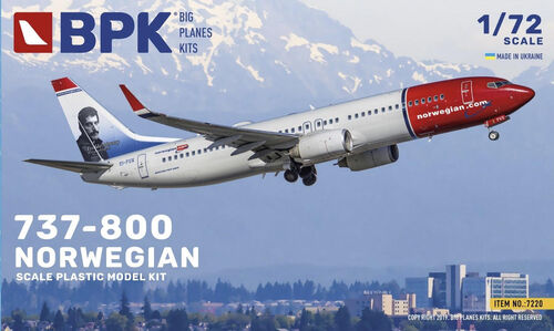 NEW! Big Planes Kits 7220 Boeing 737-800 - Norwegian