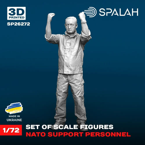 NEW! Spalah 26272 NATO Support Personel (2 Figures / 3D-Printed)