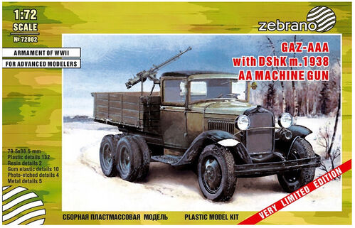 NEW! Zebrano 72002 Gaz-AAA with DSHK