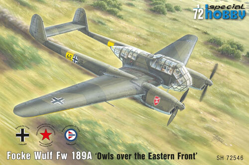 NEW! Special Hobby 72546 Focke Wulf Fw-189 A-1 - Owls over the Eastern Front
