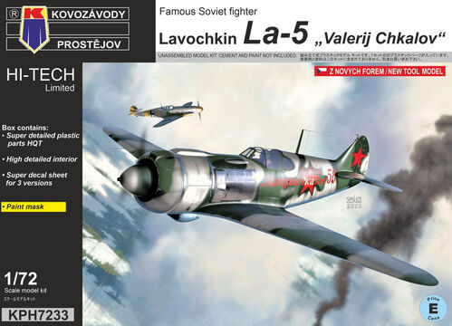 NEW! Kovozavody Prostejov KPH7233 Lavochkin La-5 - Valerij Chkalov (Hi Tech)