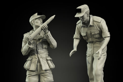 PanzerArt FI35-098 DAK tankers loading ammo set