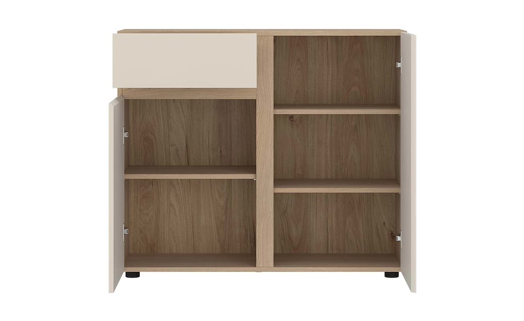 Tavera komoda 100,4x39,6x86 cm dab hrast/kašmir