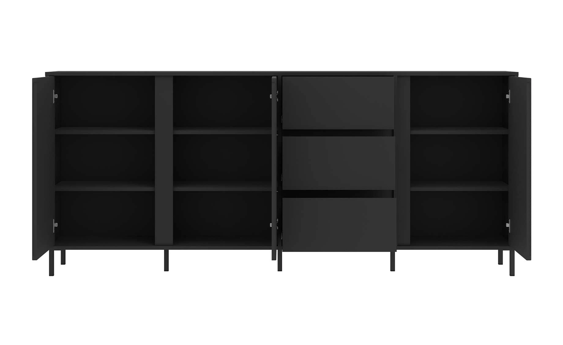 Avenale komoda 212x40x91.6 cm antracit